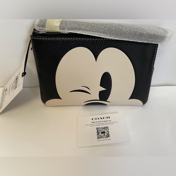 Coach | Bags | Coach X Disney Winking Mickey Wristlet Wallet | Poshmark